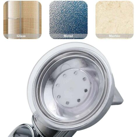 Support de Douche à Rotation 360 °, Ventouse Support de Douche Reglable Sans Percer pour ...