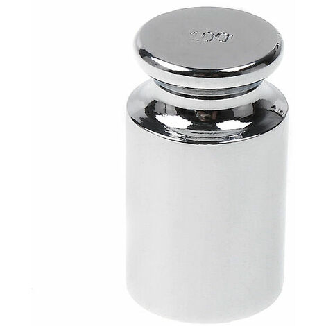 Poids d'étalonnage de la balance électronique, pesant 100g, argent ...
