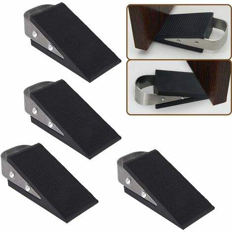 Cale Porte, Pack 4 Cale de Porte Caoutchouc Mise A Niveau Arret de ...