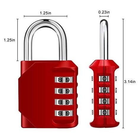 Cadenas Code Casier, Cadenas Code 4 Chiffres Pour Vestiaire Sport ...