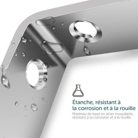 Supports de fixation en acier inoxydable - Lot de 40 Supports de ...