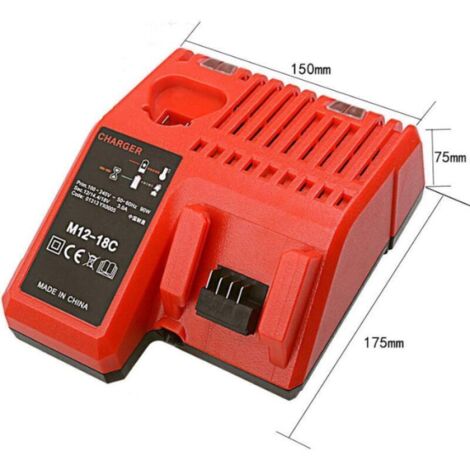 Remplacer Mivoch Milwauk M12-18 chargeur 12V-18V 3A charge rapide ...