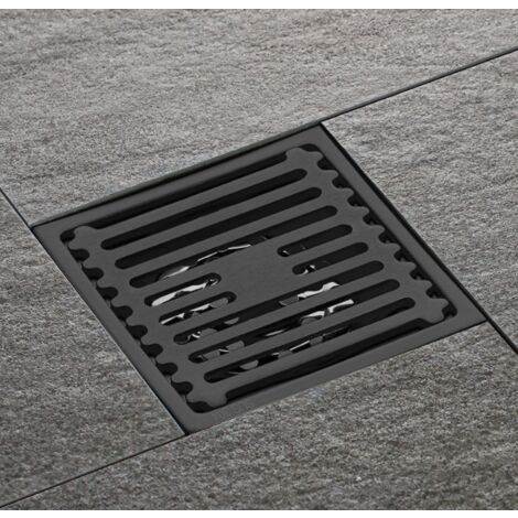 Drain de douche carré amovible pivotant en acier inoxydable avec ...