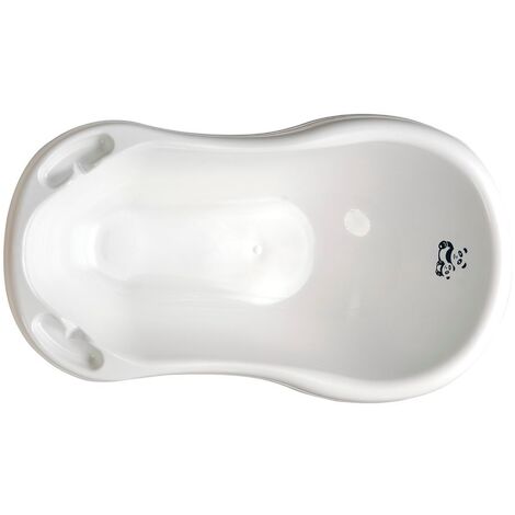 Kinderbadewanne Panda 84 x 49 x 29, weiß