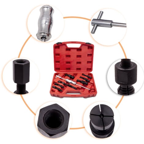 Kit arrache extracteur de roulement intérieur marteau à inertie 8mm-32mm