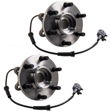2x Moyeu+Roulement De Roue for Nissan Pathfinder R51 2.5 dCi 4WD 40202 ...