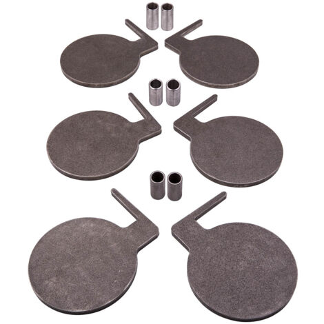 6x Q235 Steel 6" X 3/8" Target Tree Shooting Tree Target Paddles Kit W ...