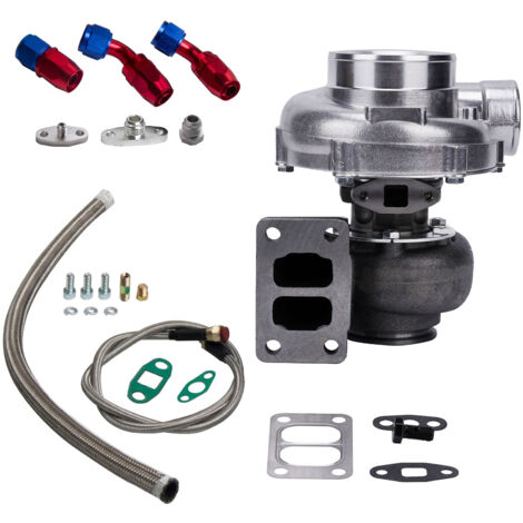 Universal T70 Turbo charger Oil Drain Return Feed Line Kit for 1.8-3.0L ...