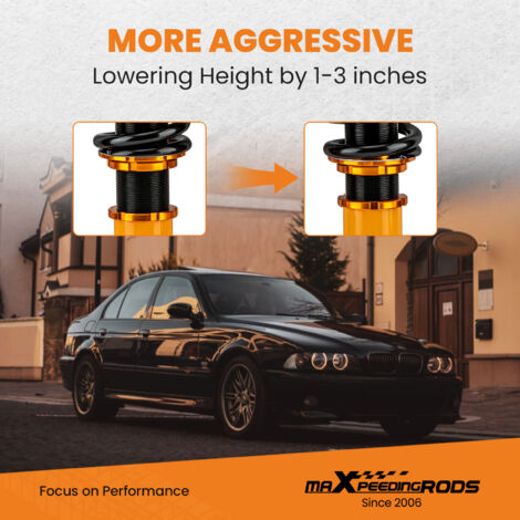 Kit De Combiné Filetés for Bmw E39 5 523i 528i Suspension Spring ...