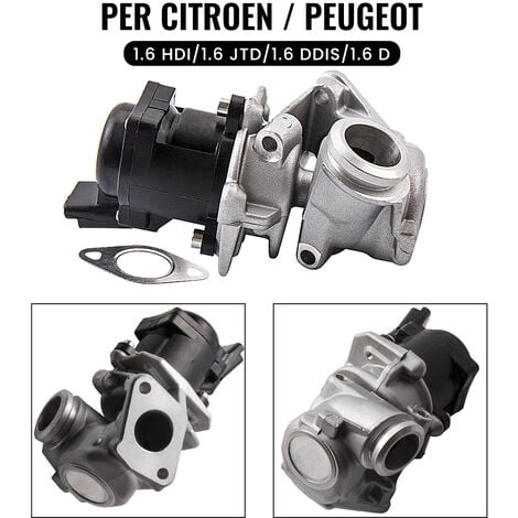 Vanne EGR pour Citroen C3 C4 C5 Peugeot 206 207 307 308 1.6HDI 161859 ...