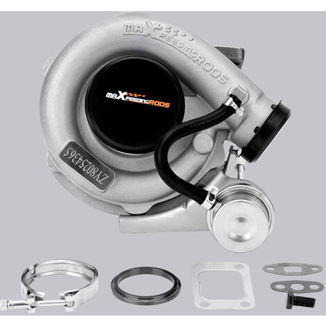 T3 T4 Turbo .63 A/R Oil V Band Universal Turbo Charger for 4/6 Cyl 1.5-2.5L