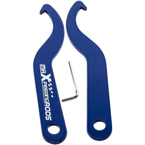 Steel Spanner Tool Wrench Wrenches Coilover Adjustment (2pcs) Powder Coated