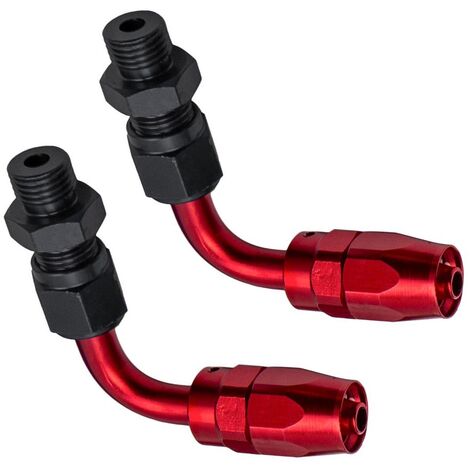 Fuel Pressure Regulator Kit AN 6 Fitting End Braided Hose Kit Set