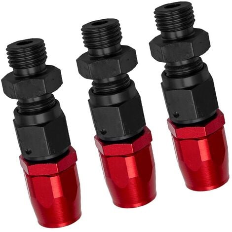 Fuel Pressure Regulator Kit AN 6 Fitting End Braided Hose Kit Set