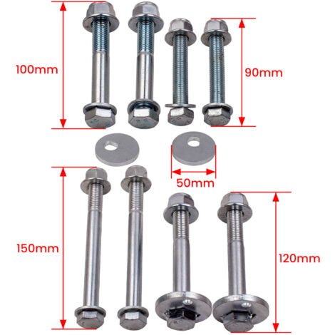 Front Control Arm Cam Bolt Kit for Dodge Ram 1500 2500 3500 4X4 2003 ...