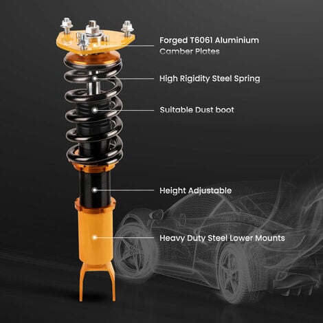 Complet coilovers Set for Mazda RX-8 all model 04-11 suspension struts new