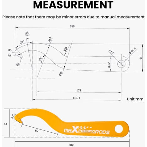 Racing Coilover Shock Adjustment Tools Steel Spanner Wrenches Coil Over ...