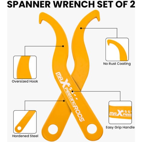 Racing Coilover Shock Adjustment Tools Steel Spanner Wrenches Coil Over ...