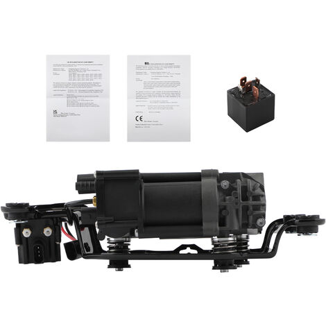 Air Suspension Compressor W/ Bracket for BMW X5 F15 X6 F16 2013-2019 ...