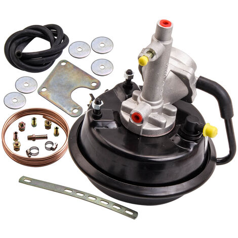 VH44 Remote Brake Booster Servo Assembly Kit for 4 wheel Drum Brake 820 ...