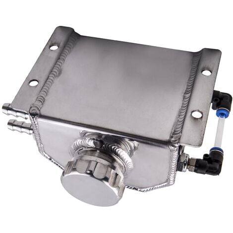 1000ML Alloy Aluminium Car Engine Oil Catch Can Breather Tank Bottle ...