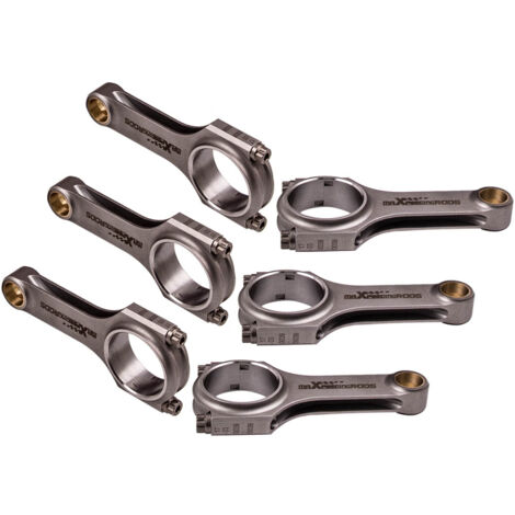 6x Forged 4340 Connecting Rods for Toyota Supra 7M-GTE 3.0L MK3 Conrods ...