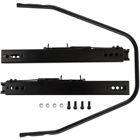 Universal Car Double Locking Competition Bucket Seat Sliders Runners Kit