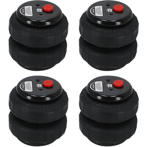 4x Air Ride Suspension Bag Standard 2500lbs 1/2"npt Single Port Heavy Duty