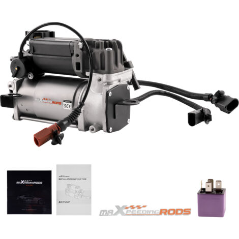 Air Suspension Compressor Pump For Audi A8 Quattro 4E V6/V8 2002-2010 ...