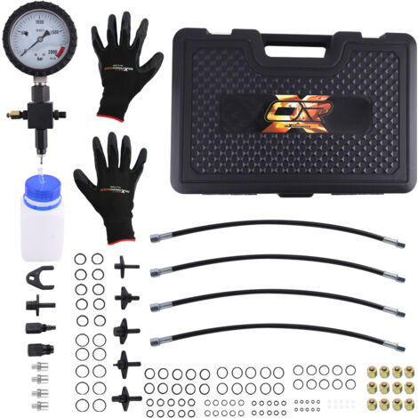 Master Common Rail Diesel High Pressure Tester Kit + Injector Pipe Blanks