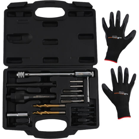 16pcs Damaged Heater Glow Plug Removal Remover Extractor Tool Set Kit ...