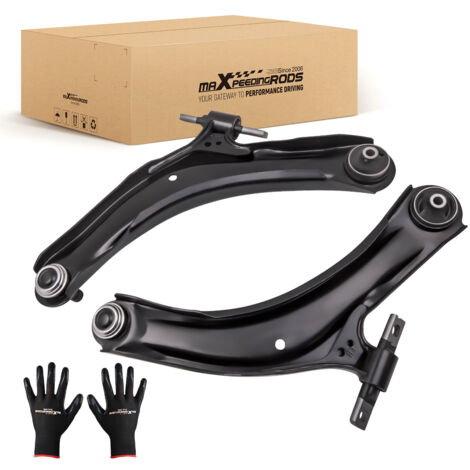 PAIR FRONT SUSPENSION CONTROL ARMS WISHBONES FOR NISSAN QASHQAI X-TRAIL ...