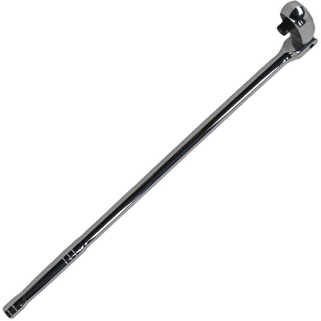 18in 3/8in Drive Extra Long Flex Head Ratchet 72-Tooth 40CR Quick-Release