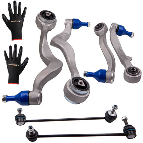 6PCS FRONT LOWER SUSPENSION WISHBONE CONTROL ARMS LH&RH FOR BMW 5 ...
