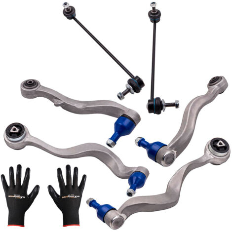 6PCS FRONT LOWER SUSPENSION WISHBONE CONTROL ARMS LH&RH FOR BMW 5 ...