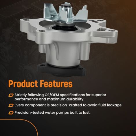 Cooling Water Pump for Toyota Echo Prius XB 1.5L DOHC 2000-2014 181751