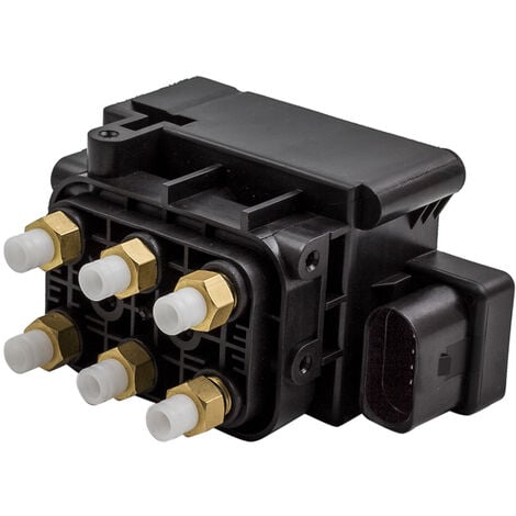 AIR SUSPENSION SOLENOID VALVE BLOCK For AUDI Q7 VW TOUAREG, 7L0698014 06-15