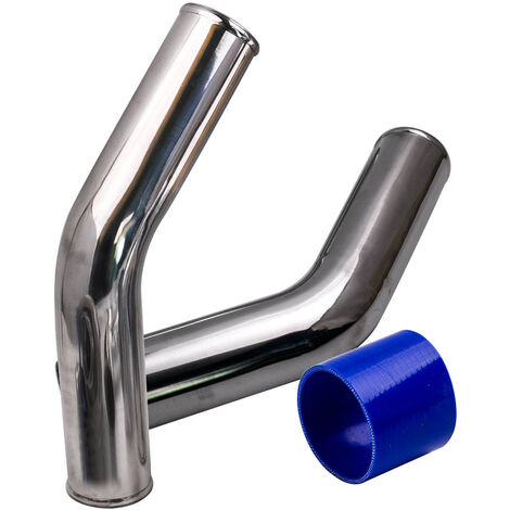 Universal 3 Inches 3" 76mm Intercooler Turbo Pipe Kit Aluminum Silicone ...