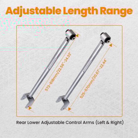 Adjustable Rear Lower Camber Control Arms For BMW 3-Series E36 E46 X3 Z4 Tuning
