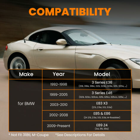 Pair Adjustable Rear Lower Camber Control Arms Set For BMW E36 E46 E83 ...