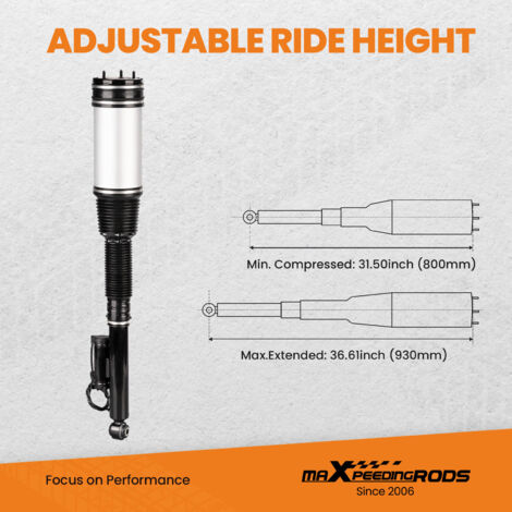 Airmatic Rear Suspension Strut For Mercedes S Class W220 1998 1999 2000 ...