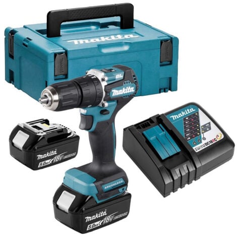 18V LXT Schlagbohrmaschine (2x5,0 Ah) in MAKPAC - MAKITA DHP487RTJ
