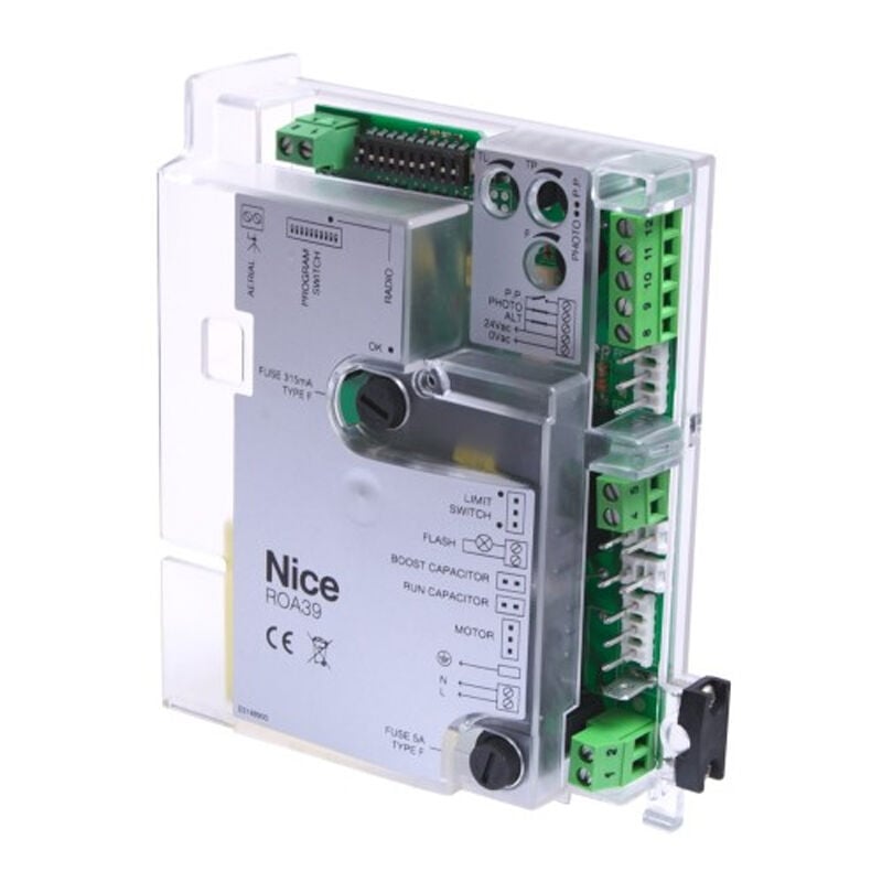 Panneau de commande central ROX 1000 Rox1000, pièce de rechange originale NICE ROA39