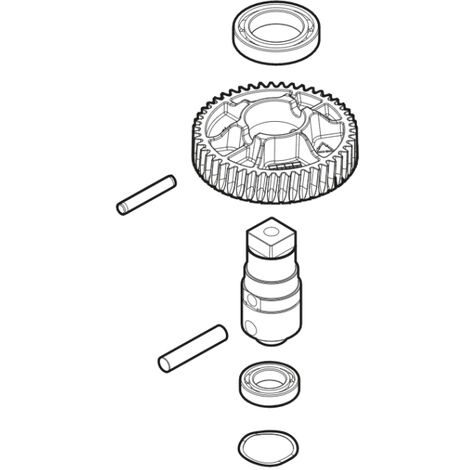 Arbre de sortie mécanique BIG-FAB L-FAB BM4000 BM4024, pièce de rechange NICE SPAMG02400