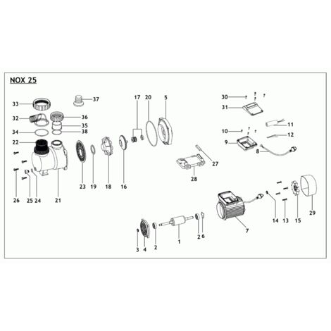 ESPA Pool-Filterpumpe - Modell NOX 25 6M