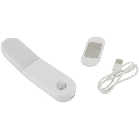 Veilleuse LED USB Applique Murale 2W Blanche avec Détecteur - Bl