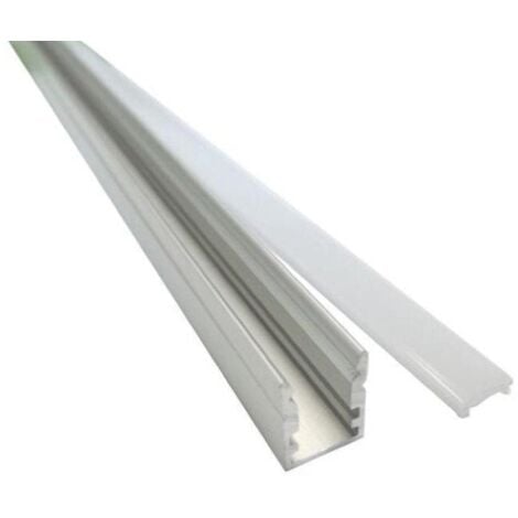 Profilé Aluminium 2m pour Ruban LED - Cache Opaque - SILAMP