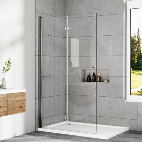 Walk In Dusche Duschwand 120 x 195 cm Walk In Duschglas Walk In ...