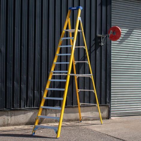 12 Step Platform Fibreglass Step Ladder