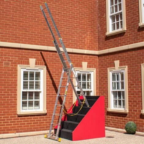 8-Rung 3 Section Stair Combination Ladder